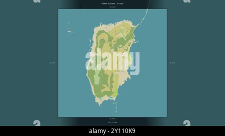 Estonia highlighted on a topographic, OSM Germany style map Stock Photo ...