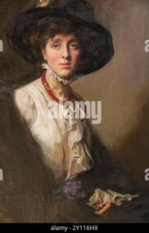 Portrait of Vita Sackville-West 1910 by Philip de Laszlo Stock Photo ...