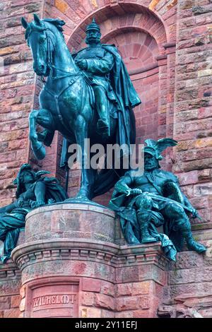 Barbarossa, face, sculpture, Kyffhäuser, monument, Kyffhäuserland, Harz ...