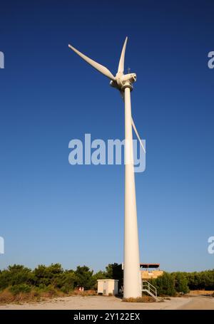 Wind turbines, Bozcaada, Turkey Stock Photo - Alamy
