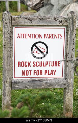 Rock sculpture at Irving Oil Big Stop in Goobies, Newfoundland ...