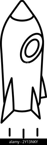 Business icons for rocket launches, target and goal achievement, and ...