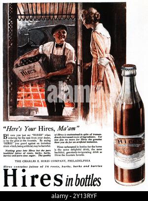Hires Root Beer - Vintage american magazine press advertising Stock ...