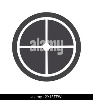 Simple circle target template. Bullseye symbol Stock Vector Image & Art ...