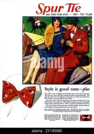 1920s USA Spur Magazine Advert Stock Photo - Alamy