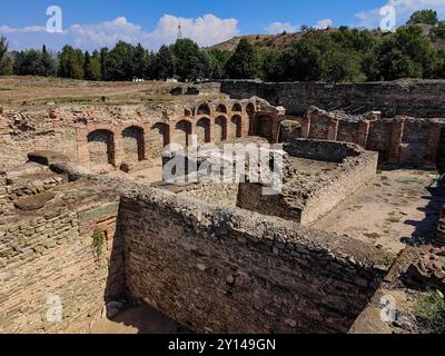 Arch Framed Wall: Remains of Ancient Macedonian City , Stobi 359 BC ...