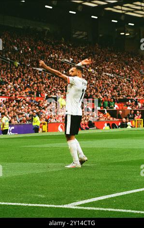 Mohamed Salah of Liverpool celebrates scoring the first goal during the ...