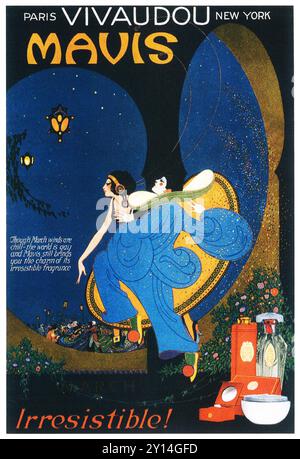 1920 Mavis Vivaudou perfume ad Stock Photo - Alamy