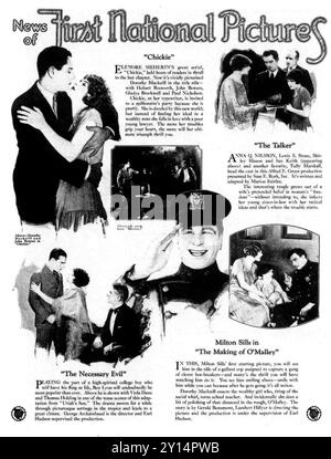 THE MAKING OF O'MALLEY, U.S. poster, Milton Sills (left), 1925 Stock ...