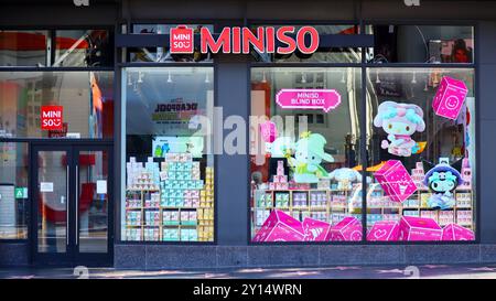 MINISO Store in Hollywood on Hollywood Blvd, Los Angeles Stock Photo ...