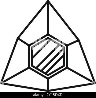refinement icon Black line art vector in black and white outline set ...