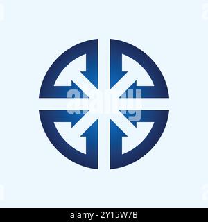 Technology networking and Data Center Logo Design Stock Vector Image ...