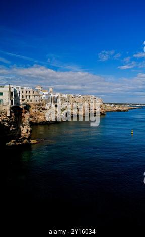 The famous village of Polignano, birthplace of Domenico Modugno, a Mare ...