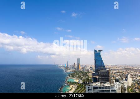 Jeddah skyline - Arial View - Jeddah city Saudi Arabia Stock Photo - Alamy