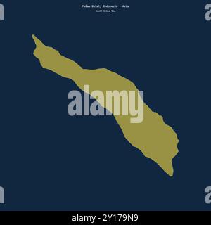 Pulau Belat in the South China Sea - belonging to Indonesia. Described ...