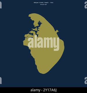 Bubiyan Island in the Persian Gulf, belonging to Kuwait, described and ...