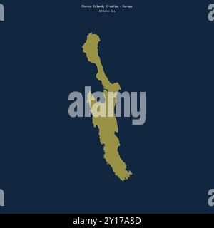 Cherso Island in the Adriatic Sea - belonging to Croatia. Described ...