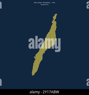 Cebu Island in the Philippine Sea - belonging to Philippines. Described ...