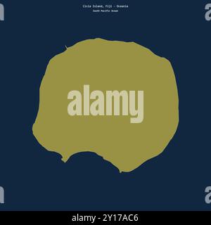 Cicia Island in the South Pacific Ocean - belonging to Fiji. Described ...