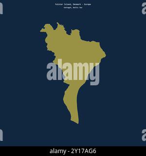 Falster Island in the Kattegat - belonging to Denmark. Described ...