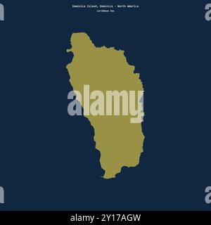 Dominica Island in the Caribbean Sea - belonging to Dominica. Described ...