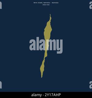 Dorre Island in the Indian Ocean - belonging to Australia. Described ...