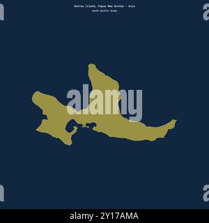 Emirau Island in the South Pacific Ocean - belonging to Papua New ...