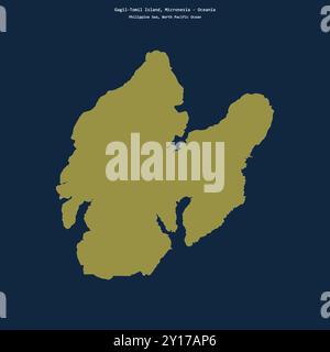 Gagil-Tomil Island in the Philippine Sea - belonging to Micronesia ...