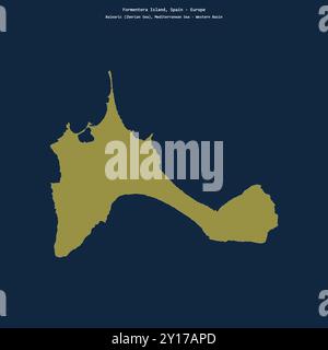 Formentera Island in the Balearic (Iberian Sea), belonging to Spain ...