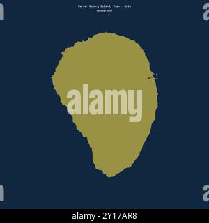 Farvar Bozorg Island in the Persian Gulf - belonging to Iran. Described ...