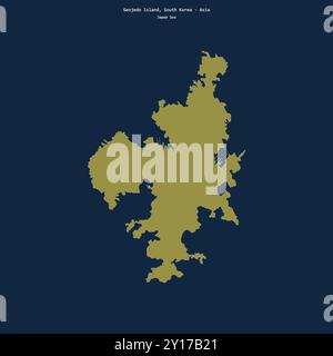 Geojedo Island in the Japan Sea - belonging to South Korea. Described ...