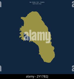 Gau Island in the South Pacific Ocean - belonging to Fiji. Described ...