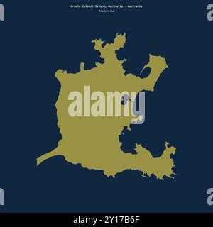 Groote Eylandt Island in the Arafura Sea, belonging to Australia ...