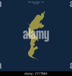 Hawar Island in the Persian Gulf, belonging to Bahrain, described and ...