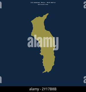 Isla Guadalupe in the North Pacific Ocean - belonging to Mexico ...