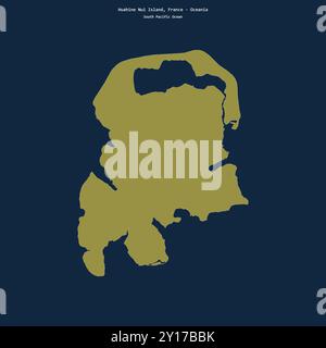 Huahine Nui Island in the South Pacific Ocean - belonging to France ...