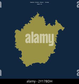 Kimolos Island in the Aegean Sea - belonging to Greece. Described ...