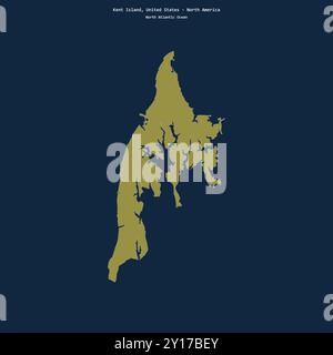 Kent Island in the North Atlantic Ocean, belonging to United States ...