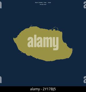 Kish Island in the Persian Gulf - belonging to Iran. Described location ...