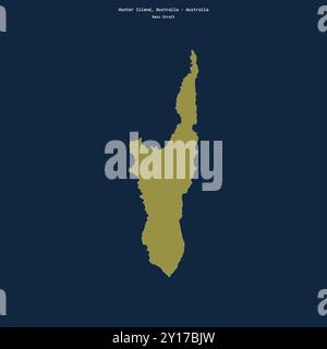 Hunter Island in the Bass Strait - belonging to Australia. Described ...