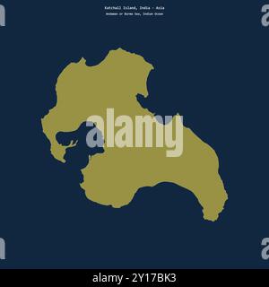 Katchall Island in the Indian Ocean - belonging to India. Described ...