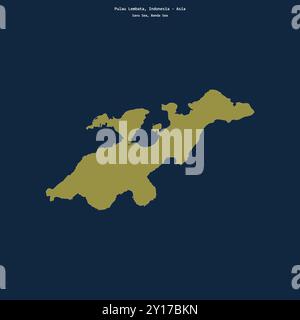 Pulau Lembata in the Savu Sea - belonging to Indonesia. Described ...