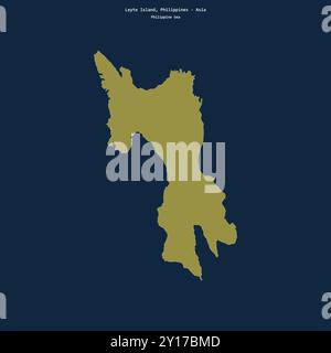 Leyte Island in the Philippine Sea - belonging to Philippines ...