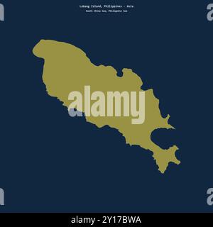 Lubang Island in the Philippine Sea, belonging to Philippines ...