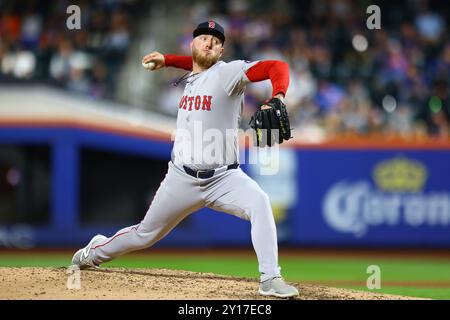 Boston Red Sox pitcher Zack Kelly poses during photo day at the team's ...