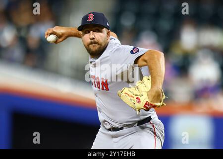 Boston Red Sox pitcher Greg Weissert delivers to the Tampa Bay Rays ...