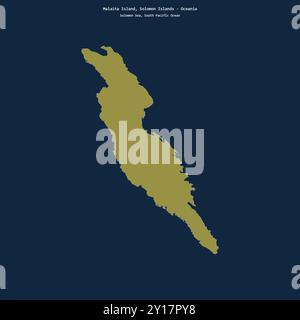 Malaita Island in the Solomon Sea - belonging to Solomon Islands ...