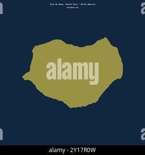 Isla de Mona in the Caribbean Sea - belonging to Puerto Rico. Described ...