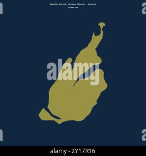 Mbanika Island in the Solomon Sea - belonging to Solomon Islands ...