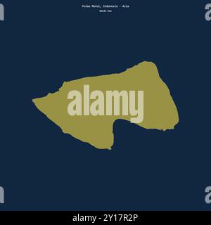 Pulau Menui in the Banda Sea - belonging to Indonesia. Described ...